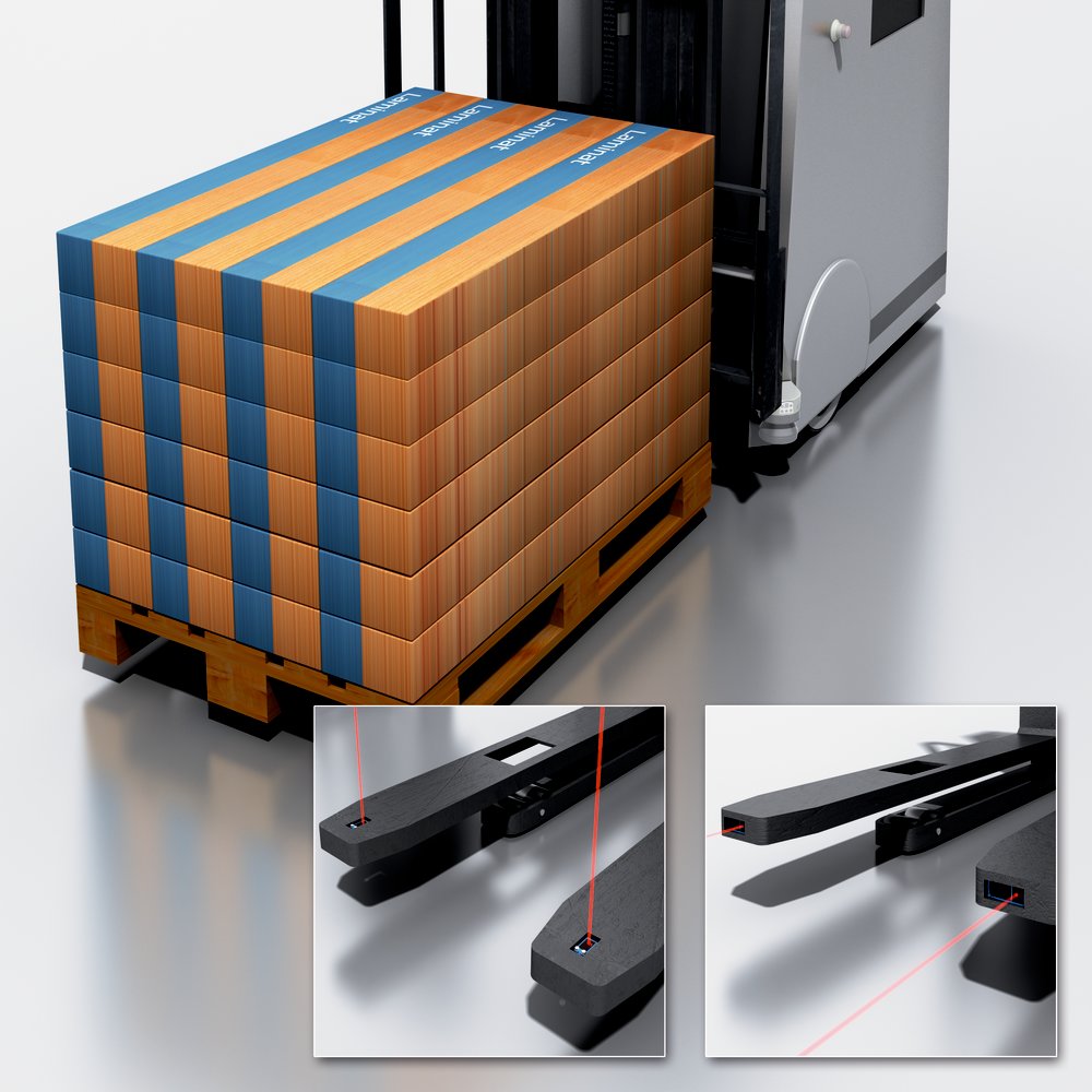 Complete monitoring of the load status by means of a photoelectric ...