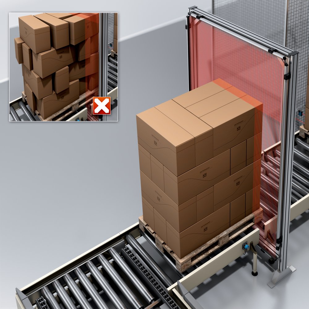 Protrusion detection at the conveyor