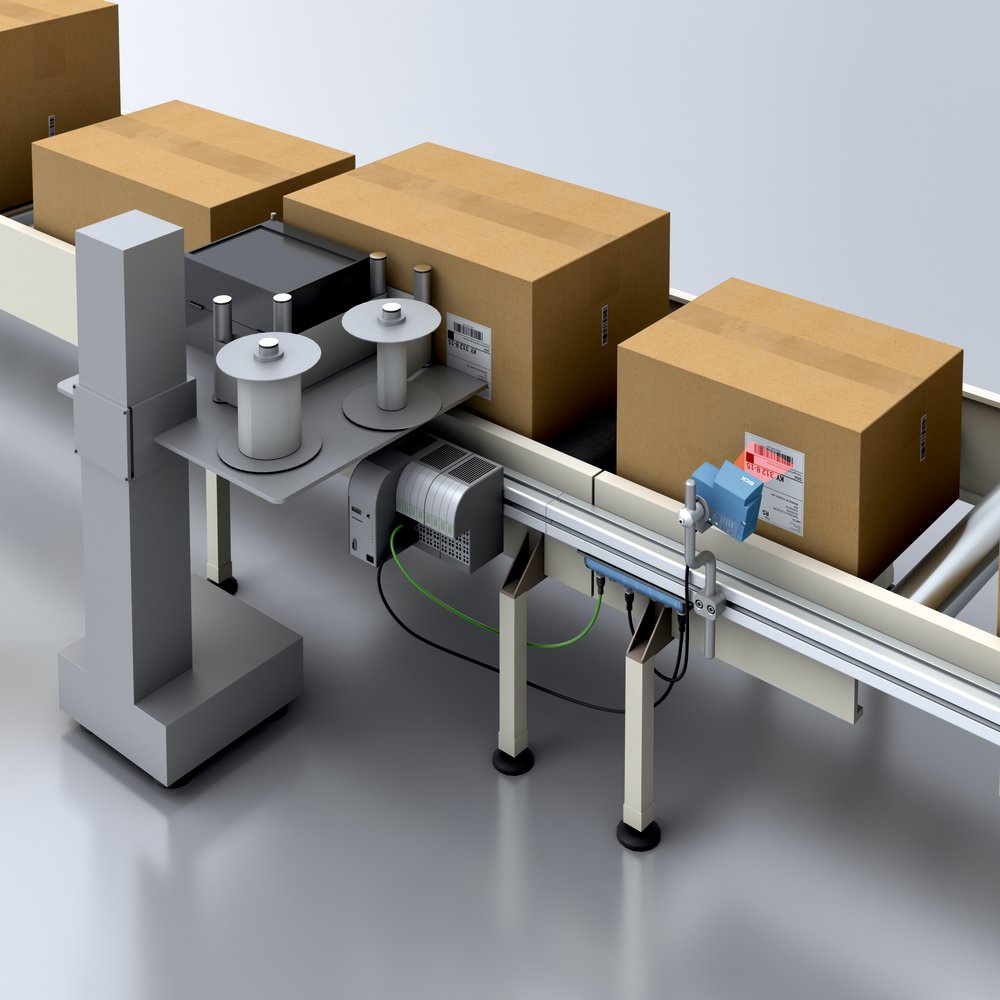 Printing, attaching and identifying barcodes